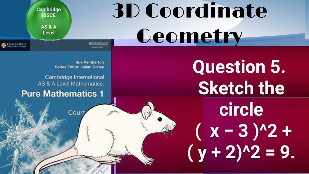 Sketch The Circle X 3 2 Y 2 2 9 YouTube