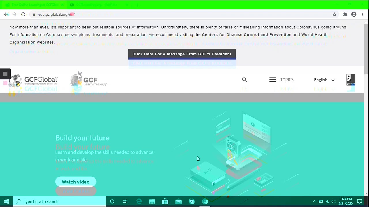 Online Learning with GCFLearnFree - YouTube
