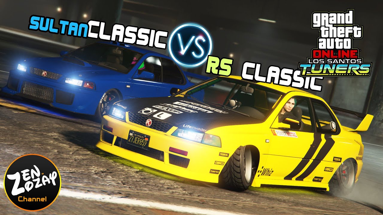 รีวิวความแตกต่าง Sultan RS Classic / Sultan Classic - GTA V Online ...