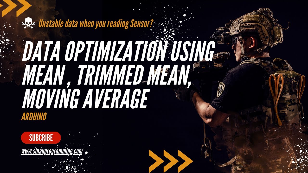 Data Optimization Using Mean Trimmed Mean Moving Average Arduino Youtube