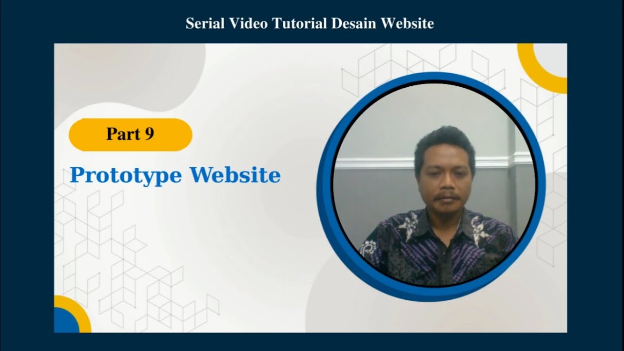 Desain Web Part 9 : Prototype Website - YouTube