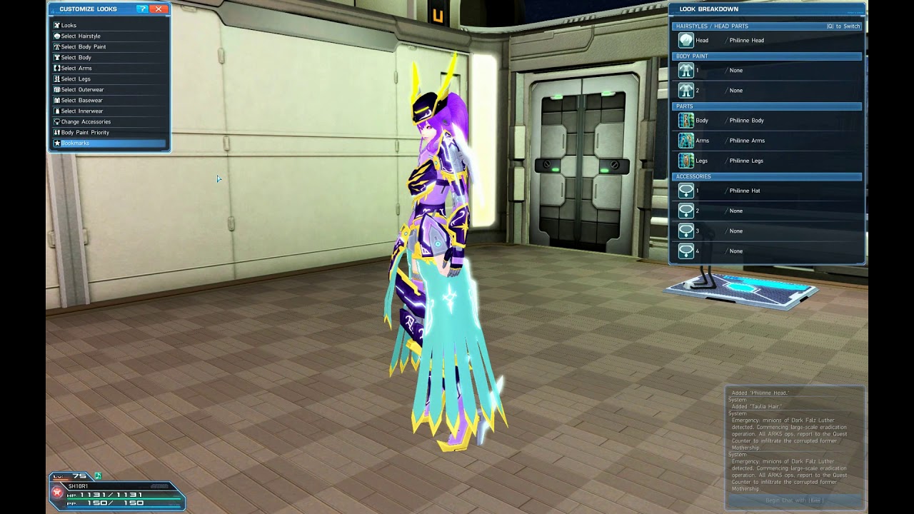 PSO2 (NA) - Female CAST - Philinne - YouTube