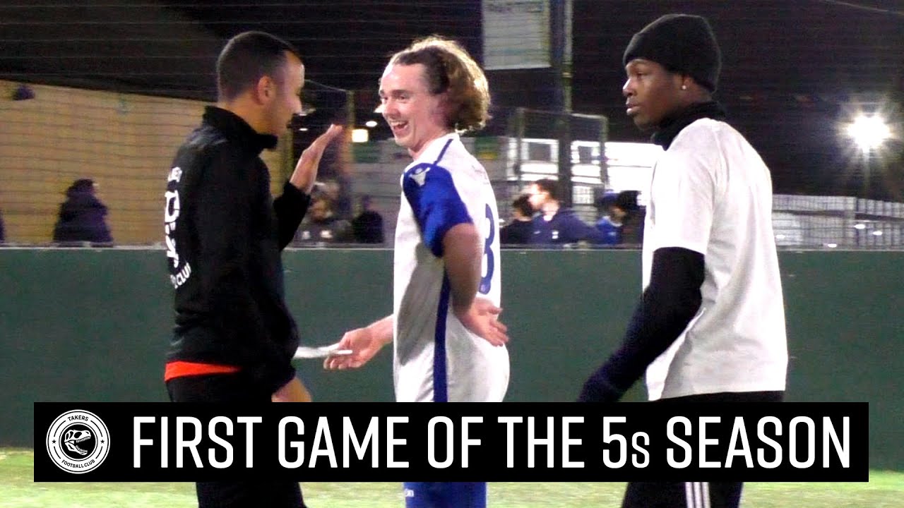 FIRST GAME OF THE 5s SEASON - 5 A SIDE FOOTBALL - TAKERS FC - YouTube
