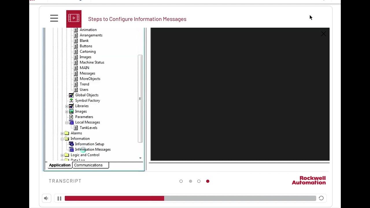 Creating Informartion Messages For FactoryTalk View ME - YouTube