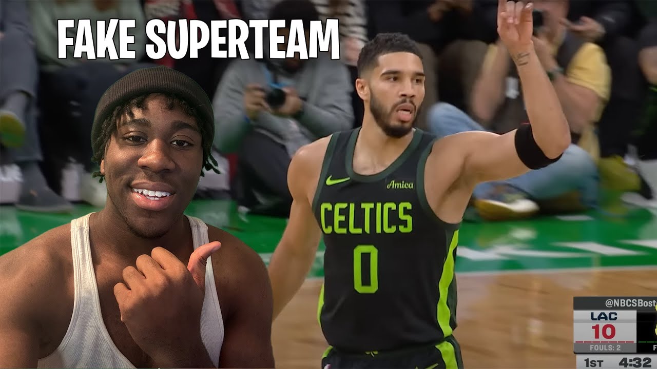 Tatum and His FAKE SUPERTEAM vs The Los Angeles Clippers - YouTube