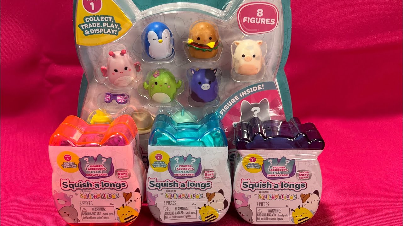 Squish-A-Longs by Original Squishmallows Series 1 Blind Unboxing ...