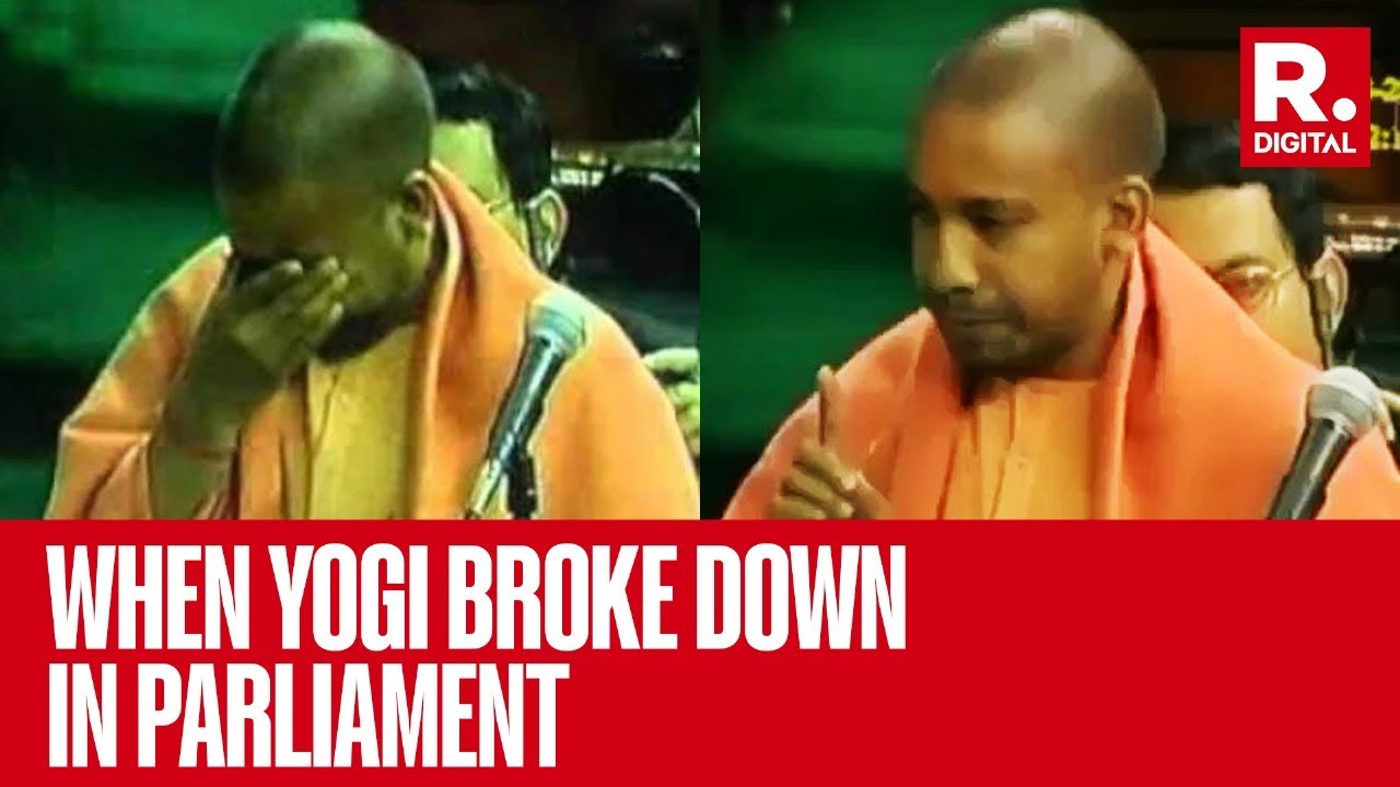 When Yogi Adityanath Broke Down In Lok Sabha | Uttar Pradesh CM - YouTube