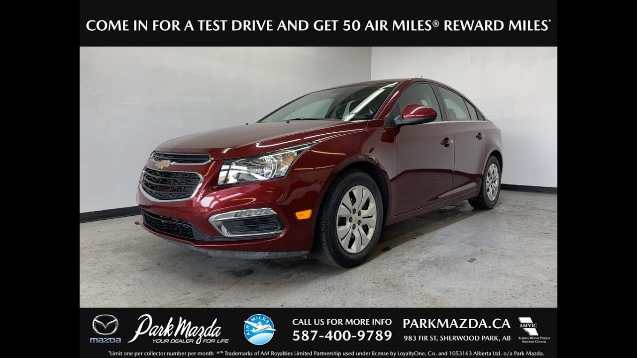 RED 2015 Chevrolet Cruze Review - Park Mazda - YouTube