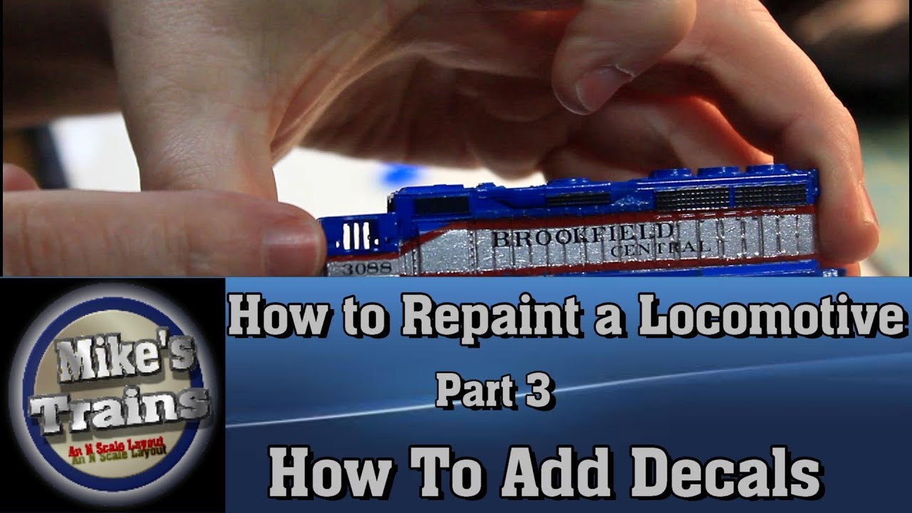 How to Repaint a locomotive: Part 3 - YouTube