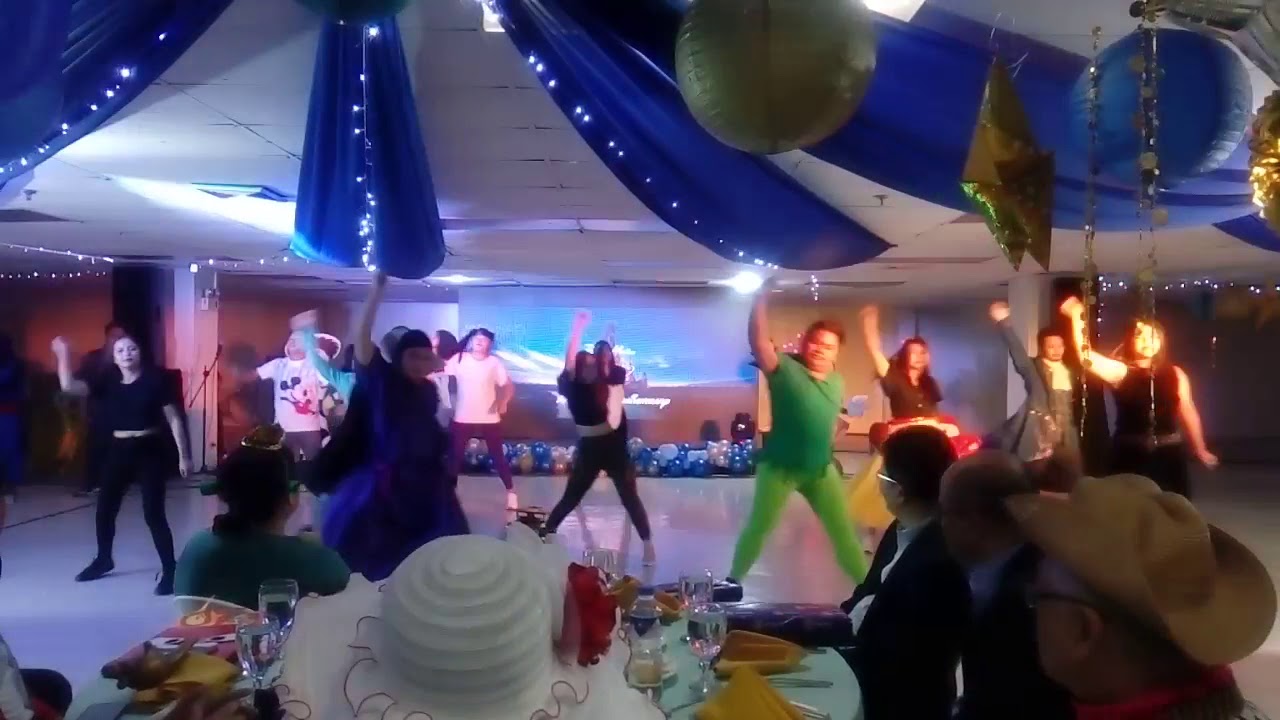 disney-themed christmas party 2019 - YouTube