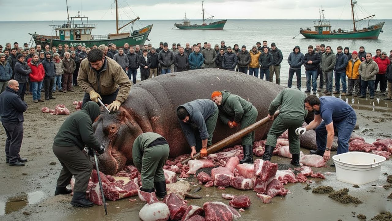 World’s Largest Hippo Farm Revealed | Full Raising and Harvesting ...