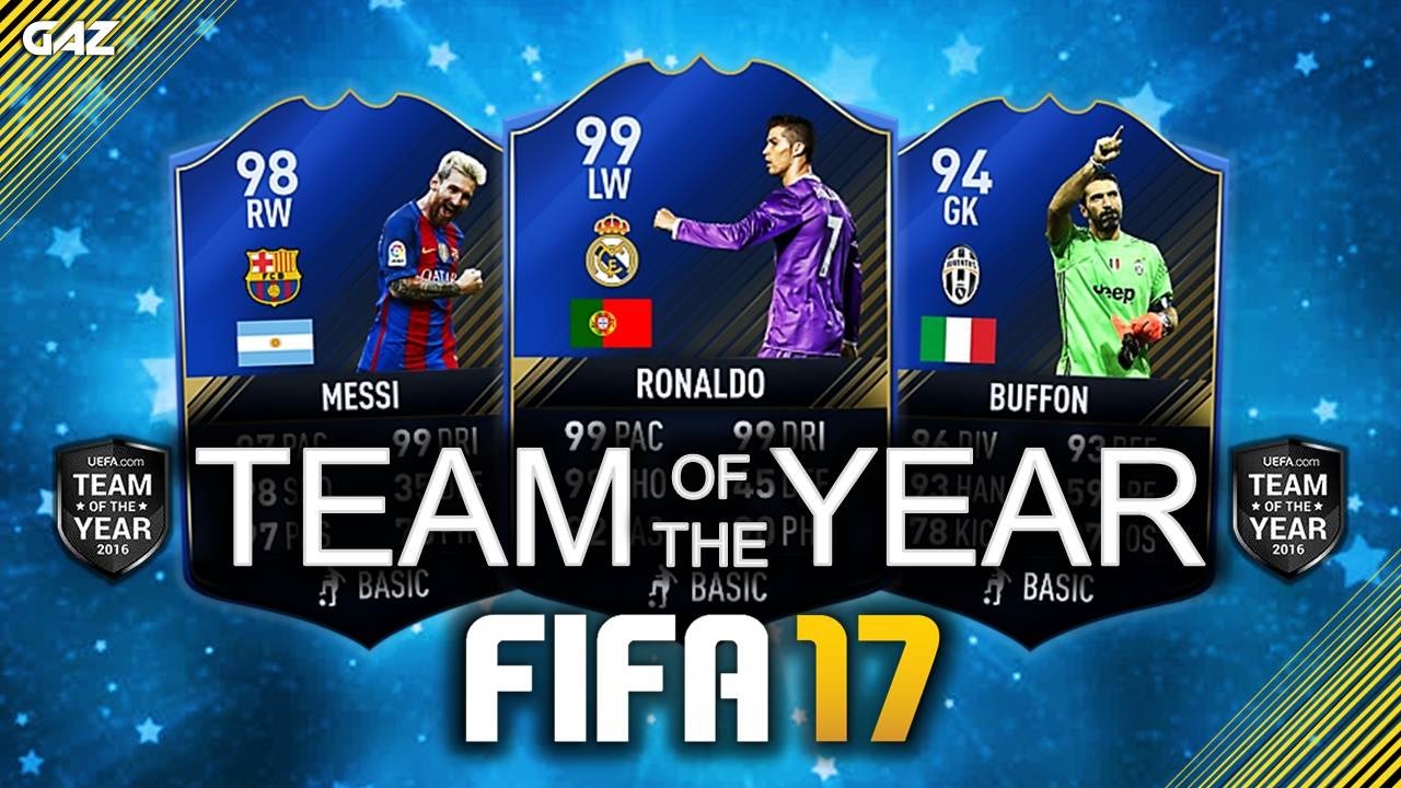 TEAM OF THE YEAR PREDICTION! | TOTY FIFA 17 ULTIMATE TEAM ITA - YouTube