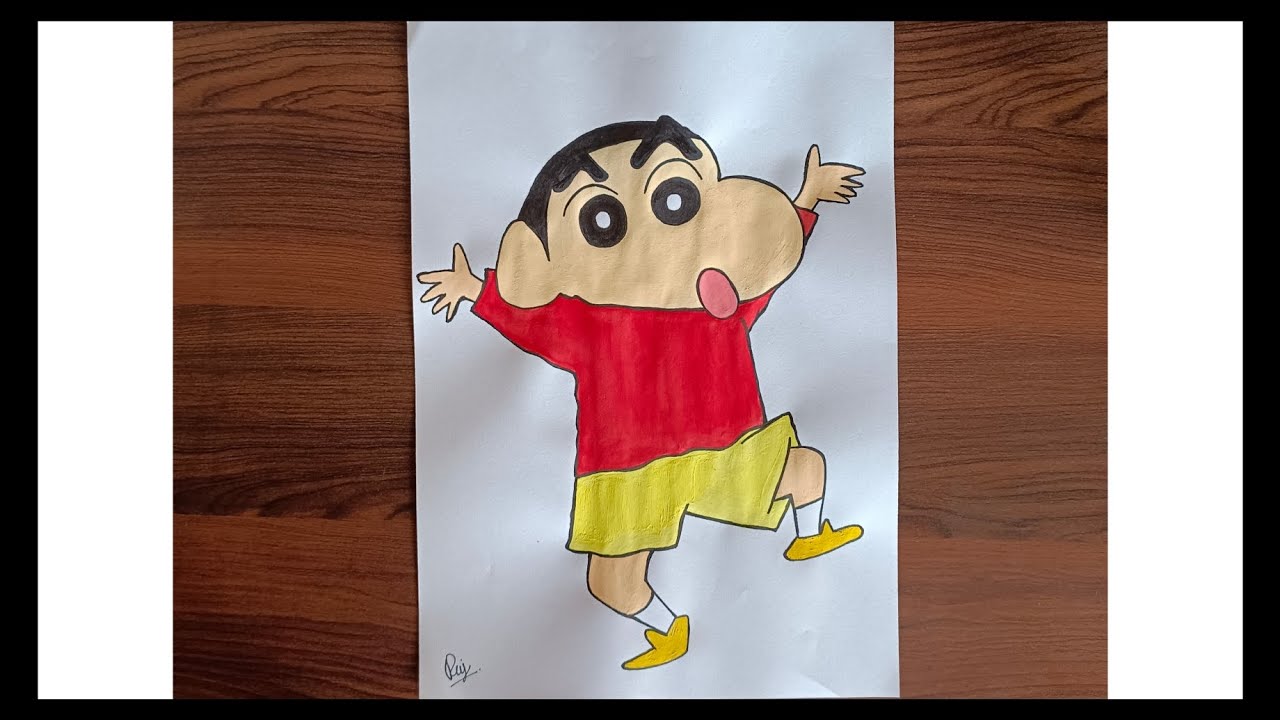 How to draw shinchan | #shinchan #hungama #cartoon #cute #drawing #easy ...