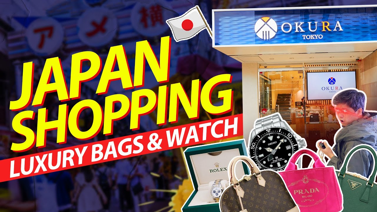 Japan Shopping | Secondhand luxury bags & watch #japan #tokyo - YouTube