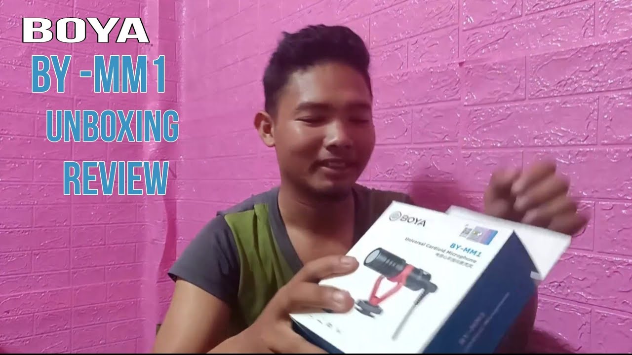 BOYA BY-MM1 MICROPHONE | UNBOXING | REVIEW | 2023 - YouTube