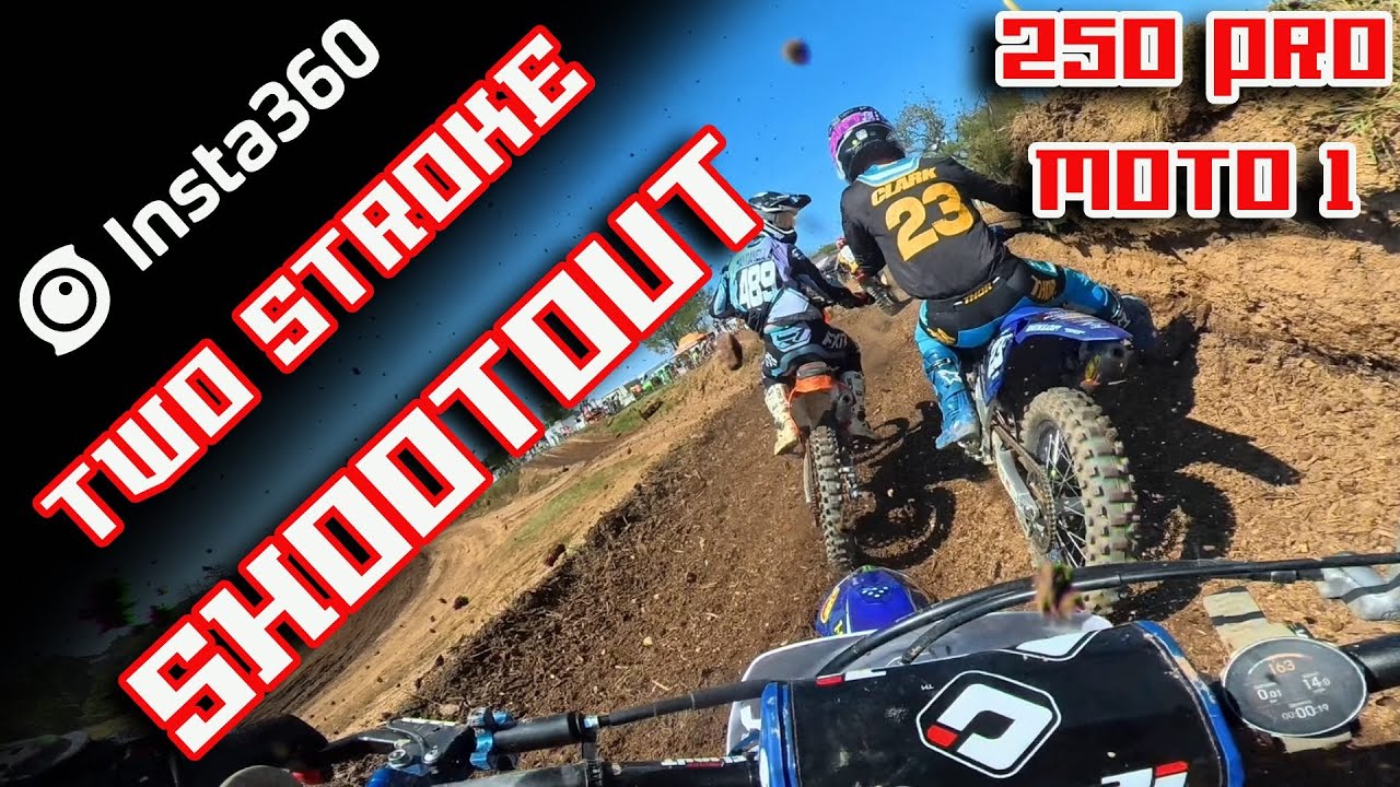 SLEEPY HOLLOW MX TWO STROKE SHOOTOUT 2025 | 250 PRO MOTO 1 - YouTube
