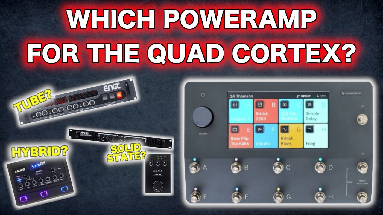 WHICH POWERAMP FOR THE QUAD CORTEX? Into a real Cabinet... - YouTube