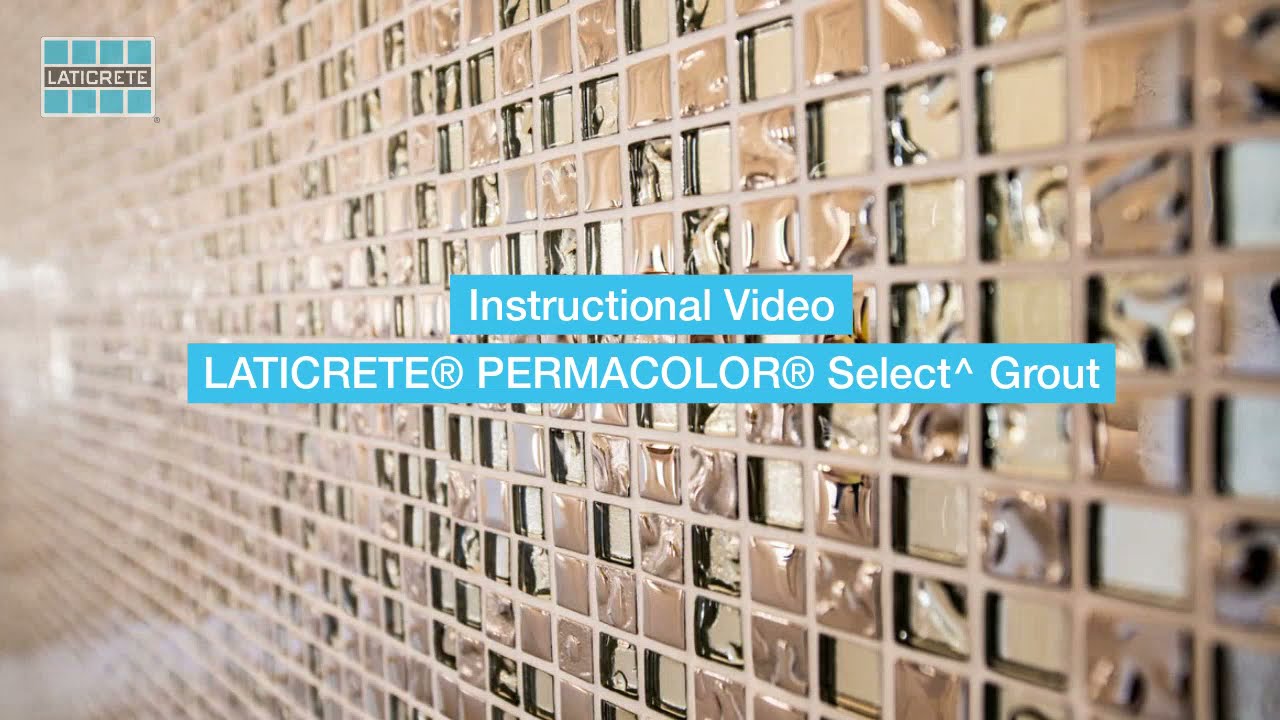 PERMACOLOR® Select^ Grout Instructional Video - YouTube