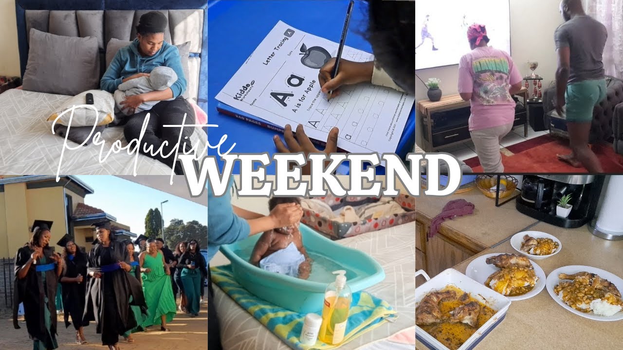PRODUCTIVE WEEKEND | COOKING |ABI TRACING ALPHABETS | HOME WORKOUTS ...