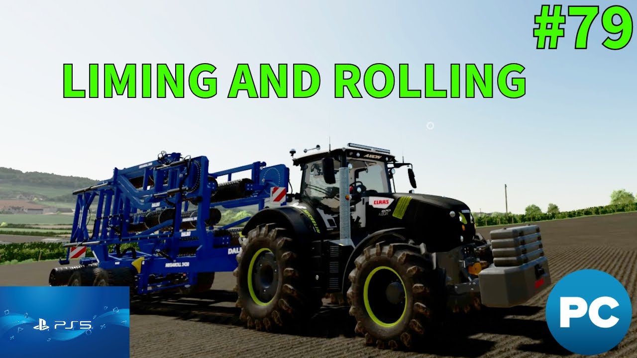liming and rolling|court farm|crossplay|farming simulator 22 - YouTube