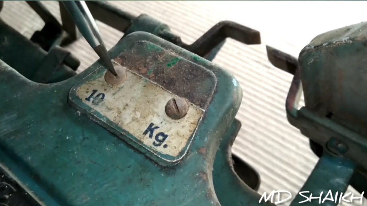 old weight scale! Restoration! Weight machine! Disassemble! Part 1 ...