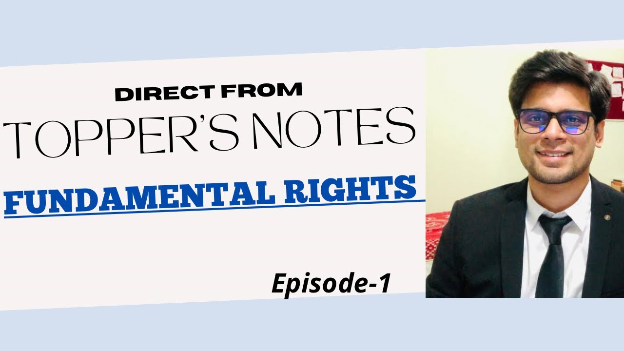Fundamental Rights in Indian Constitution | Direct From Topper's Notes ...