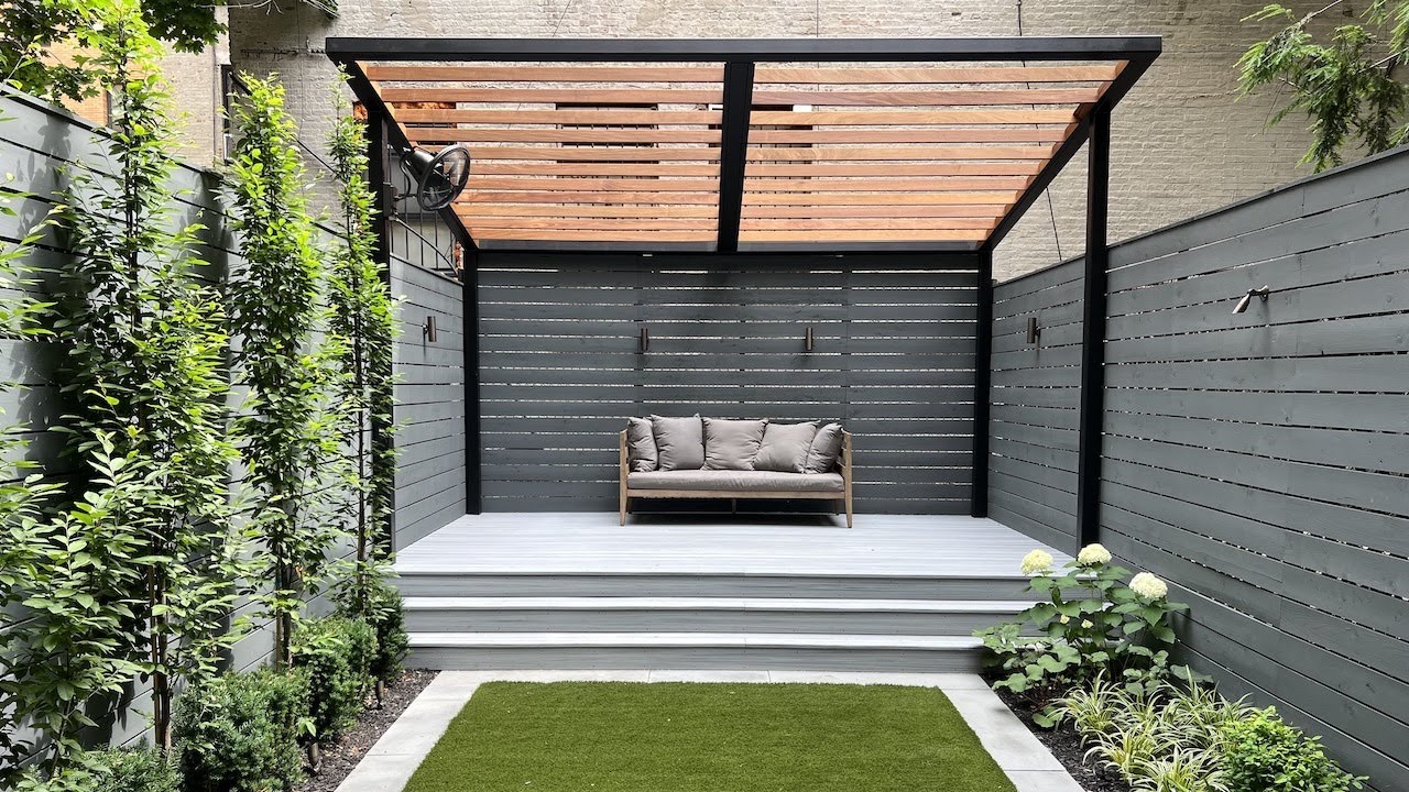 Little Miracles Designs West Harlem Garden renovation - YouTube