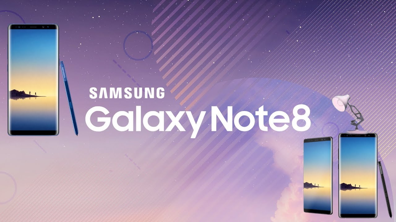 Samsung Galaxy Note 8 Logo Spoof Luxo Lamp - YouTube