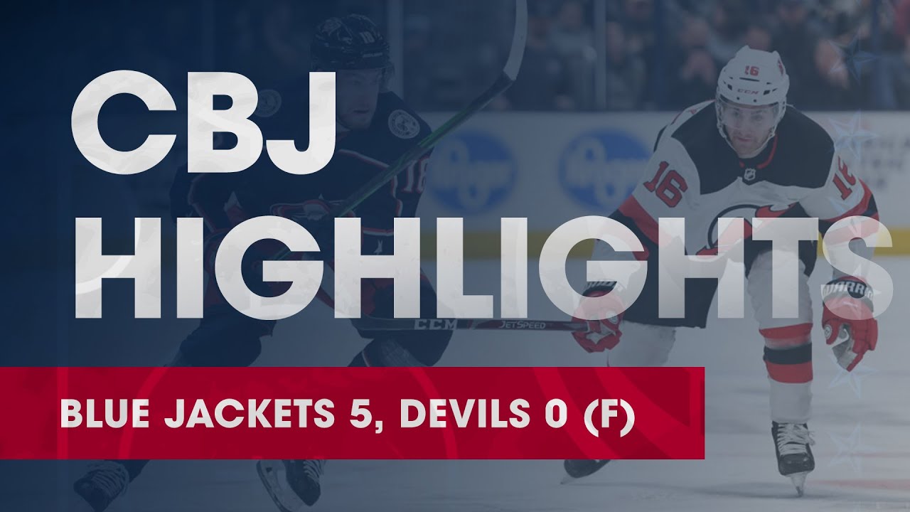 HIGHLIGHTS: Blue Jackets 5, Devils 0 | Atkinson scores twice as Blue ...