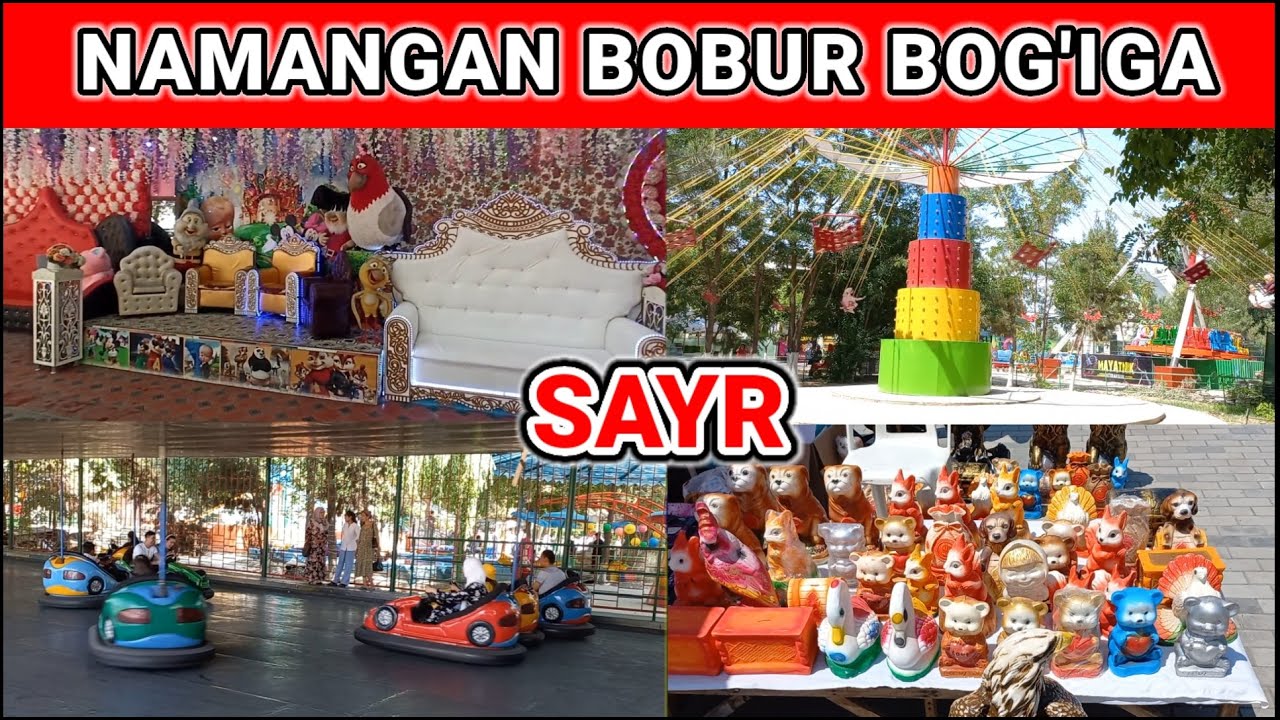 Namangan Bobur bog'iga sayr: Zahiriddin Muhammad Bobur bog'i. Gul ...