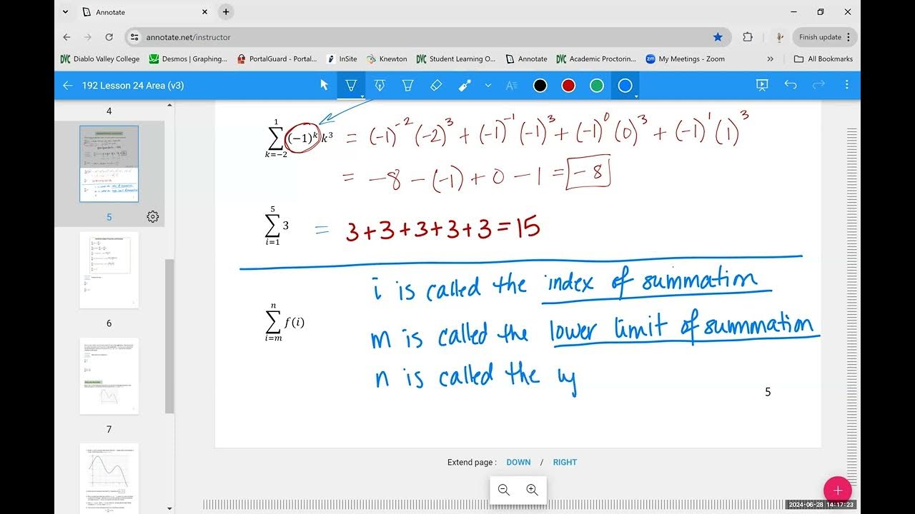 Lesson 24, part 2: Sigma Notation - YouTube