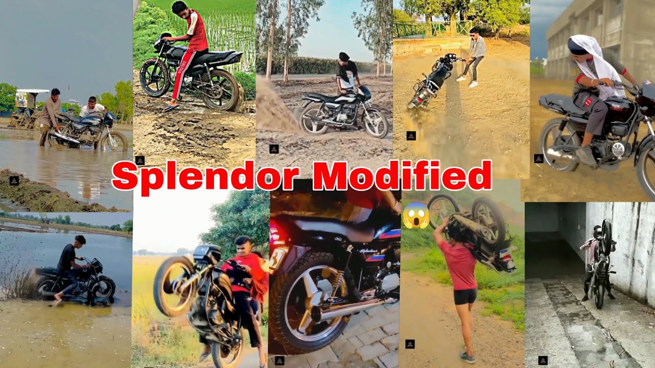 Hero Splendor Bast modified Bike desi lovers splendor 👑🥰 modified 2022 ...