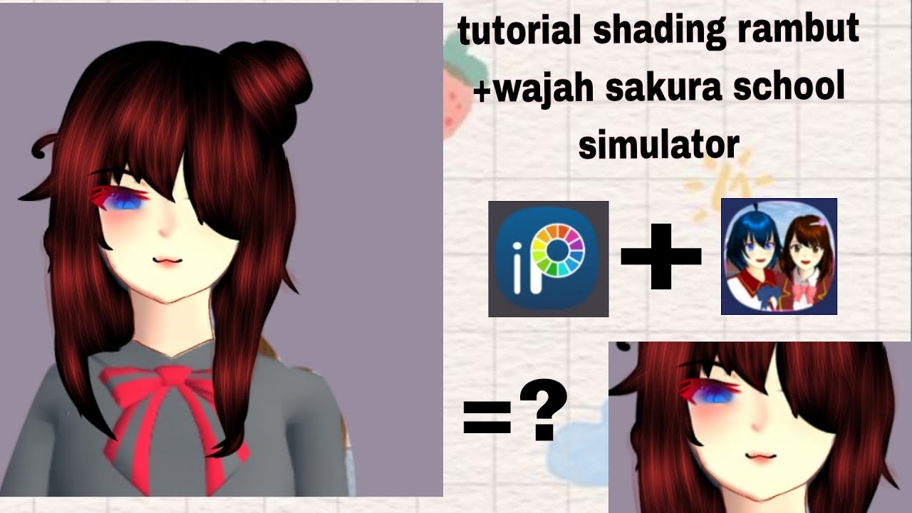 tutorial shading sakura school simulator lengkapp 🙌😊 by:me 🐼 - YouTube