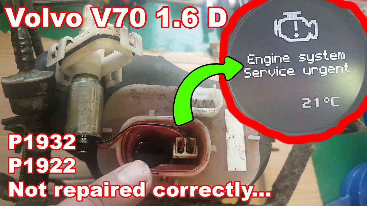 Volvo "Engine System Service Urgent" message... Fault finding and ...