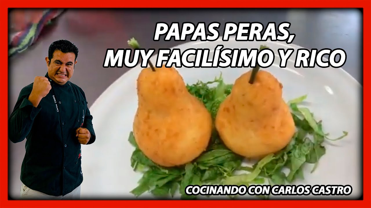Papas peras, muy facilísimo y rico !!! - YouTube