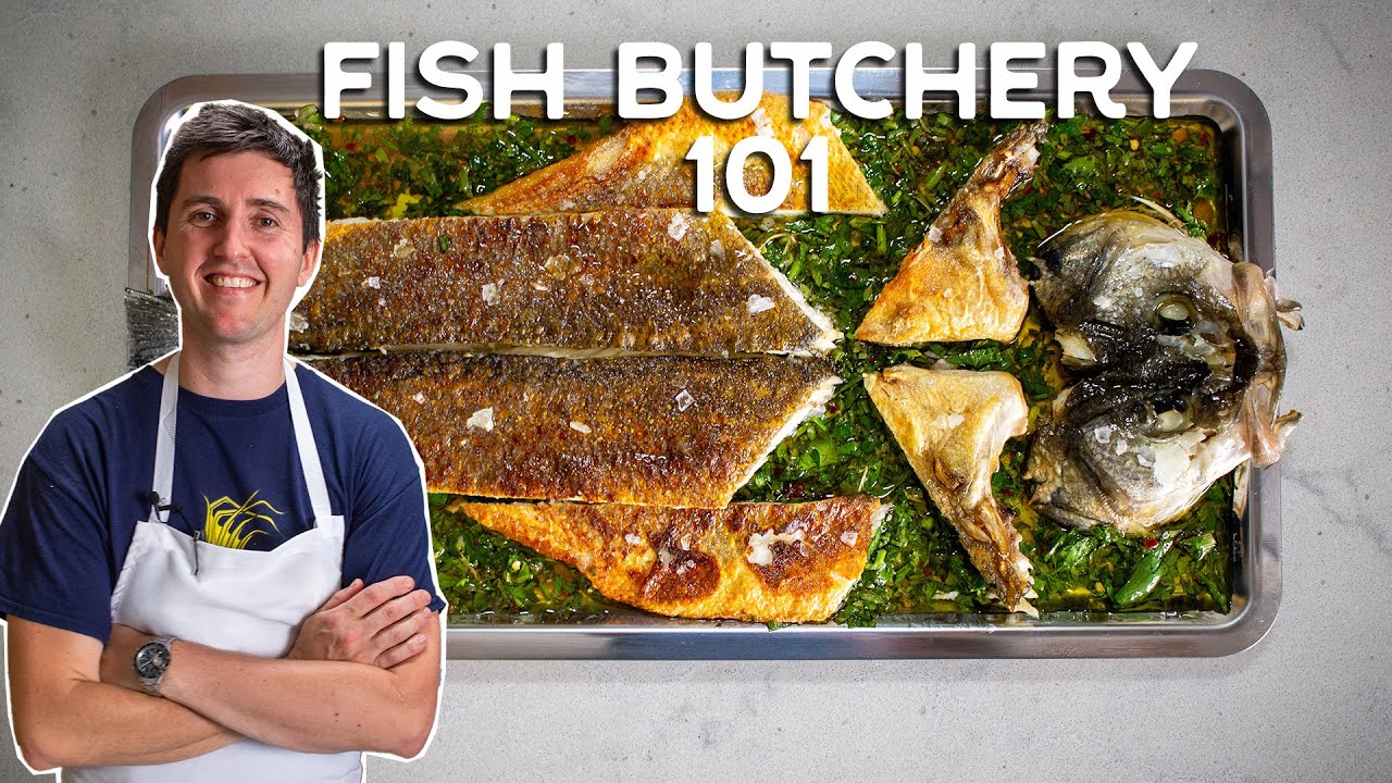 Fish butchery masterclass | Cook the Books - YouTube