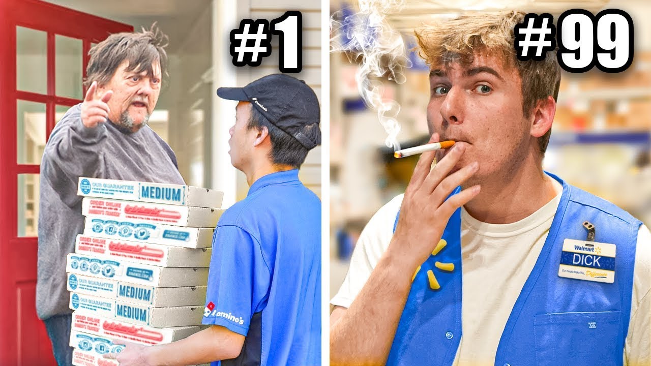 100 Pranks in 24 Hours! - YouTube