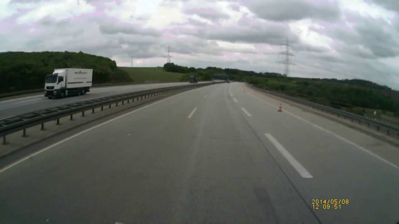 AUTOBAHN A9 BERLIN - NÜRNBERG - Tourist in autobahn A9 - YouTube