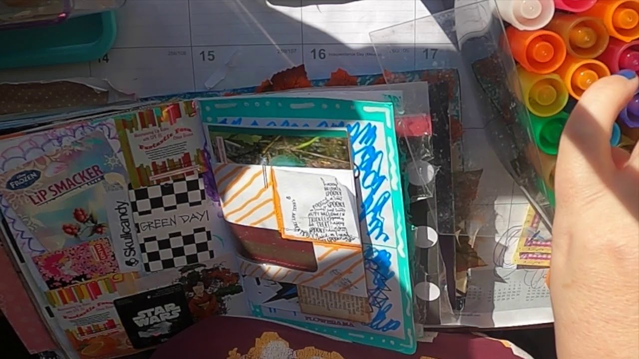Journal with me Real Junk Journal - YouTube