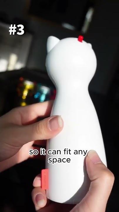 Automatic laser cat toy interactive red dot with 5 angles 2 speeds - YouTube