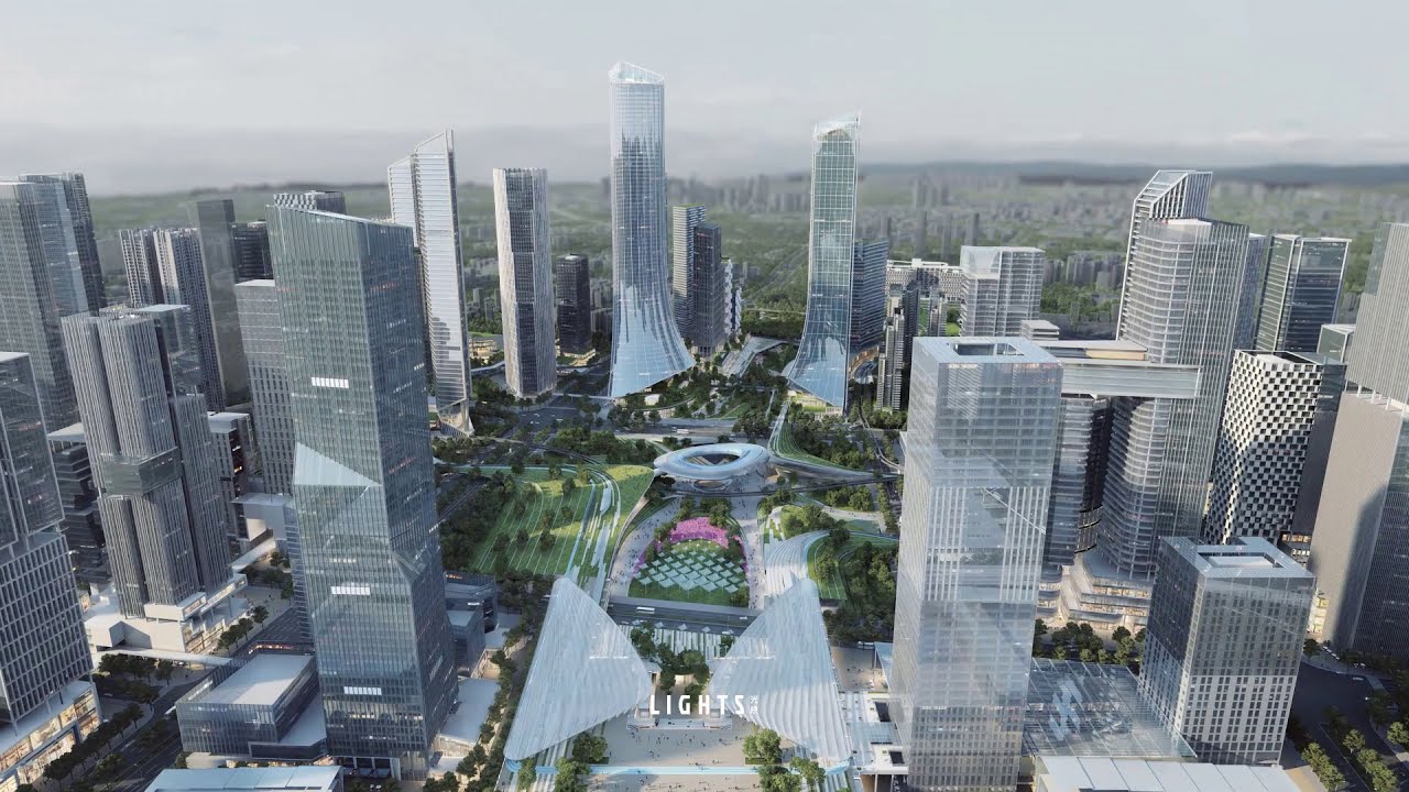 【LightsCG光映】Shenzhen North TOD project（TOD,Masterplan） - YouTube