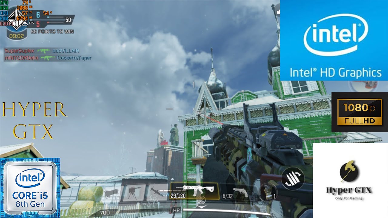 Call Of Duty:Mobile Frontline /Intel HD Graphics 620+Intel core i5 ...