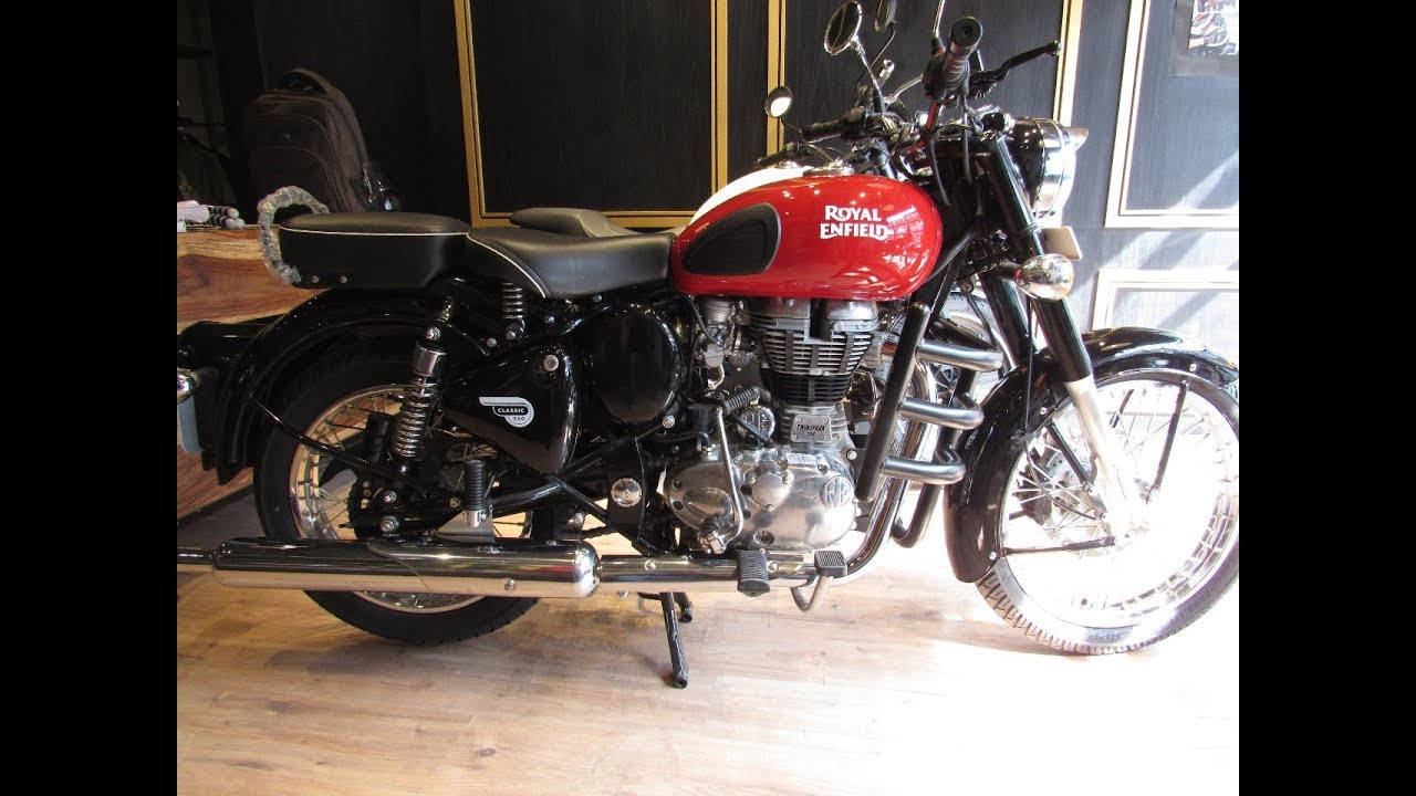 First full detail review of classic 350 redditch red with ABS - YouTube
