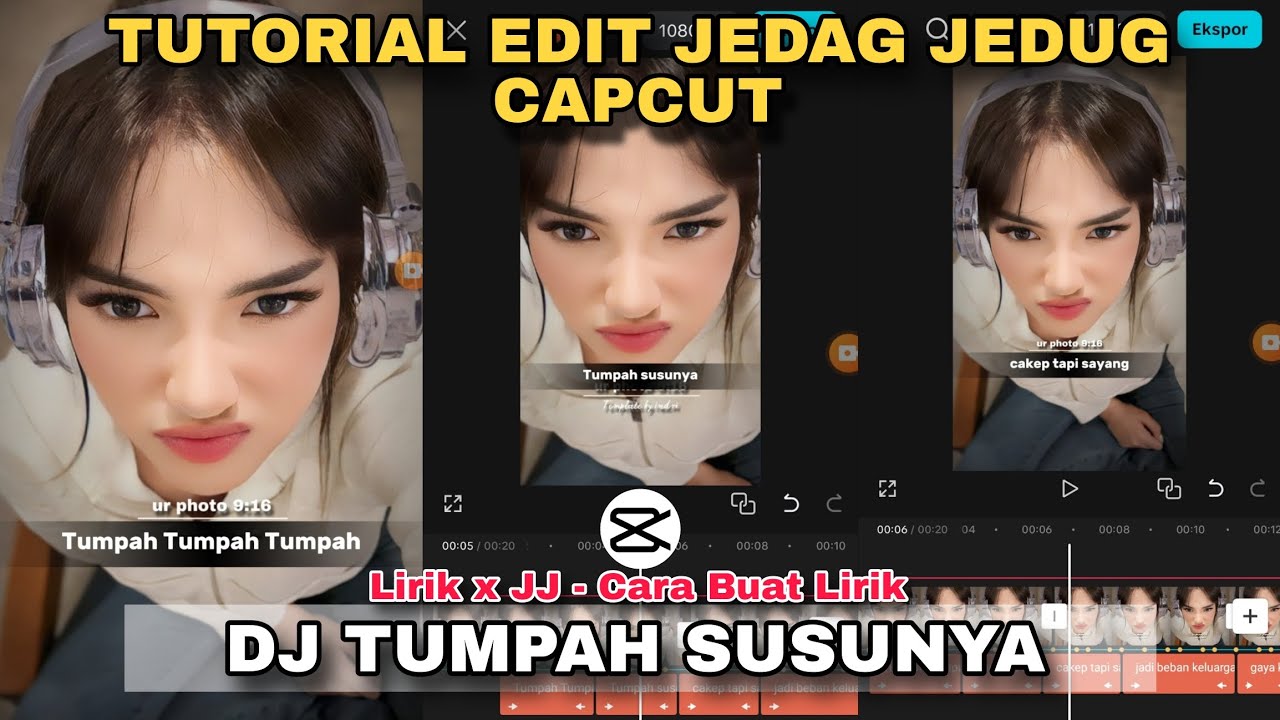 Tutorial Edit Jedag Jedug Capcut DJ TUMPAH SUSUNYA - YouTube