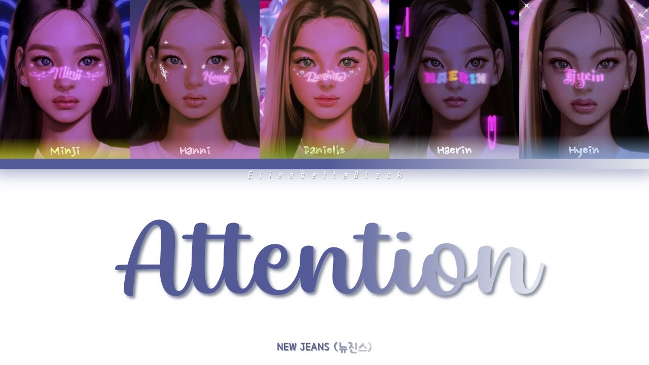 ATTENTION - NEW JEANS COLOR CODED LYRICS - YouTube