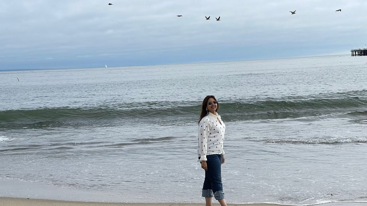 Beach day/Santa Cruz/California/Girls day out/USA - YouTube