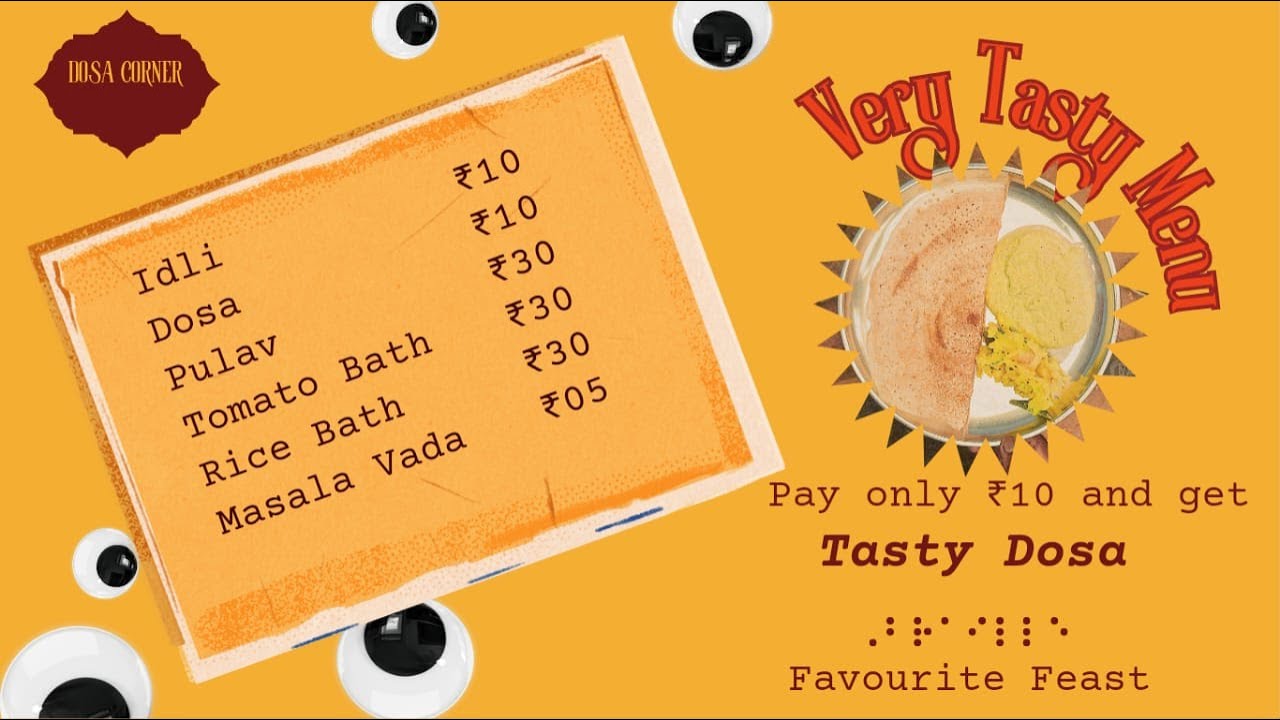 Dosa Corner: A Culinary Journey Through South Indian Cuisine | T ...