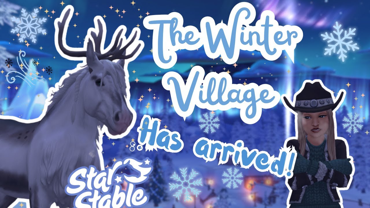 Me and my sisters explore the Winter Village and buy new horses! + New ...