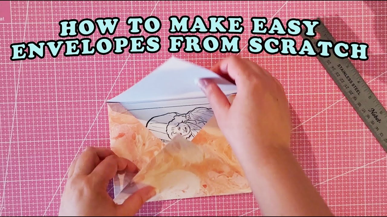 DIY Easy Envelope Tutorial - Only a Few Tools! - YouTube