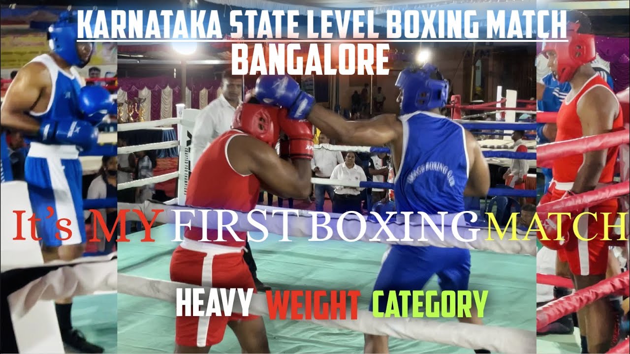 #2 It's My First Boxing Match 2022.... Karnataka State Level Boxing ...